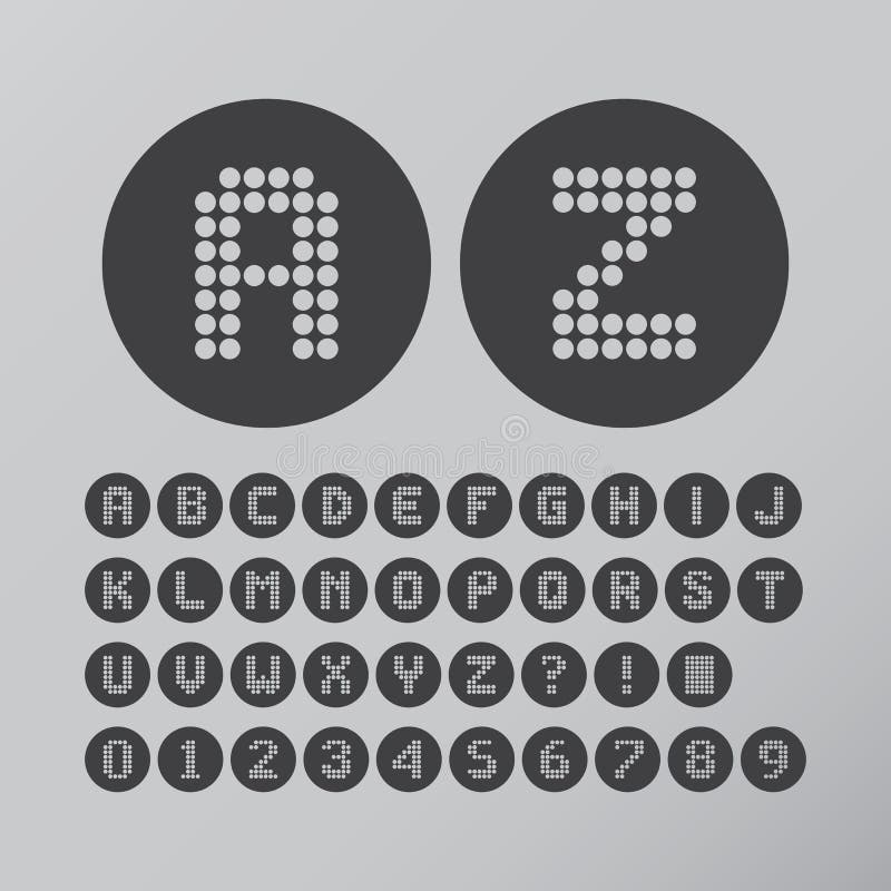 Circled Letters Font Circle Font Vector Art, Icons, And Graphics For