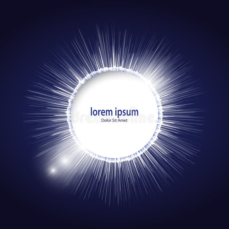 Abstract circle frame stock vector. Illustration of circle - 51407201