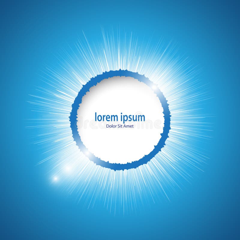 Abstract circle frame stock vector. Illustration of abstract - 51407249