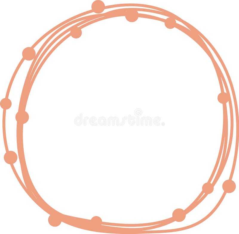 Abstract Circle Frame stock vector. Illustration of template - 290330355