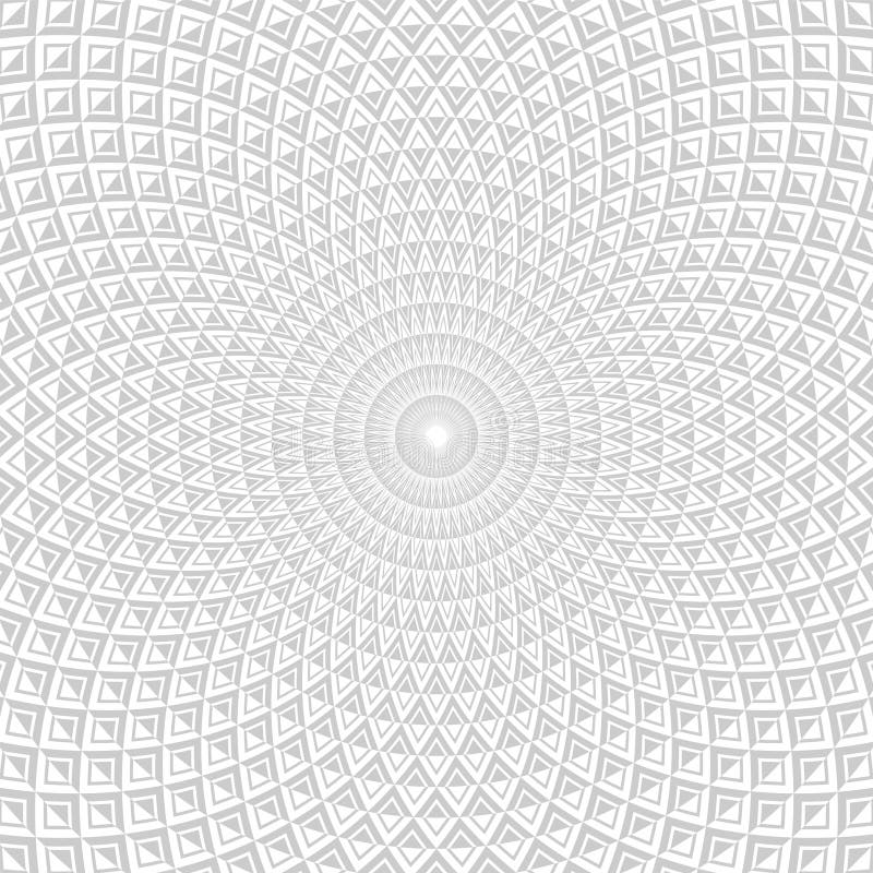 Circle Geometric Pattern. White Textured Background Stock Vector ...