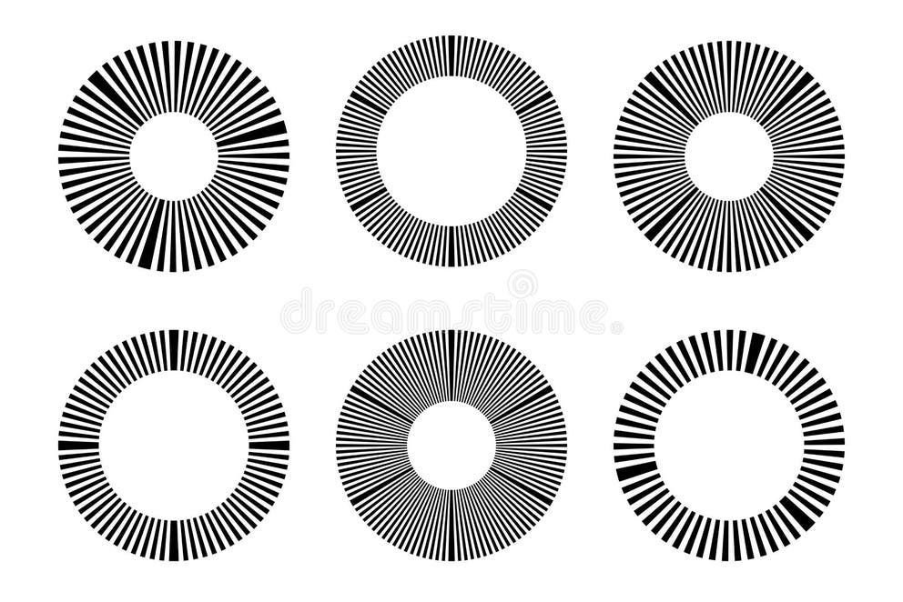 Abstract Circle Graphic Elements for Design Stock Vector - Illustration ...