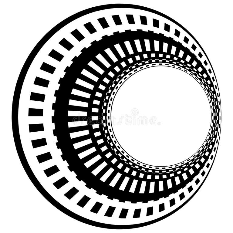 Abstract Circle Graphic. Geometric Circle, Ring Design Element Stock ...