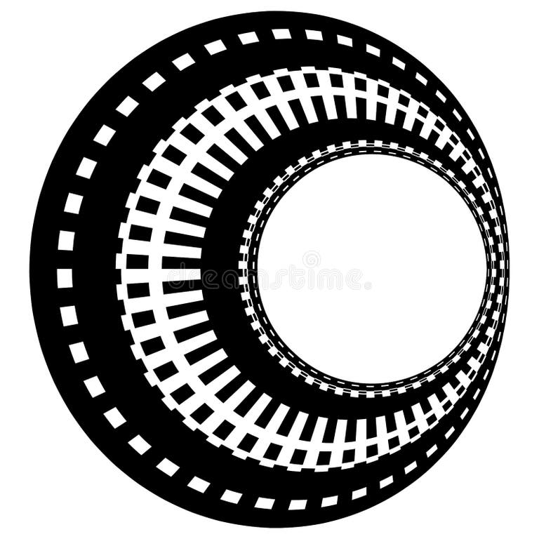 Abstract Circle Graphic. Geometric Circle, Ring Design Element Stock ...