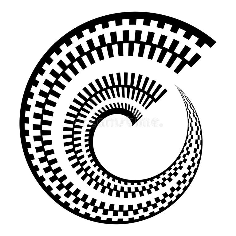 Circular Concentric Angular Shape Icon Stock Illustrations – 835 ...