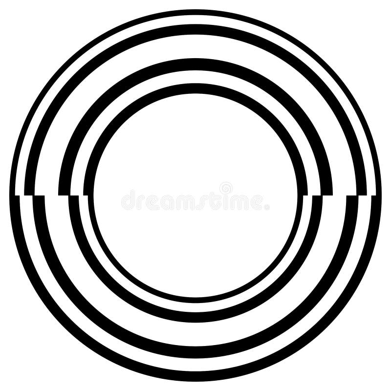 Abstract Circle Graphic. Geometric Circle, Ring Design Element Stock ...
