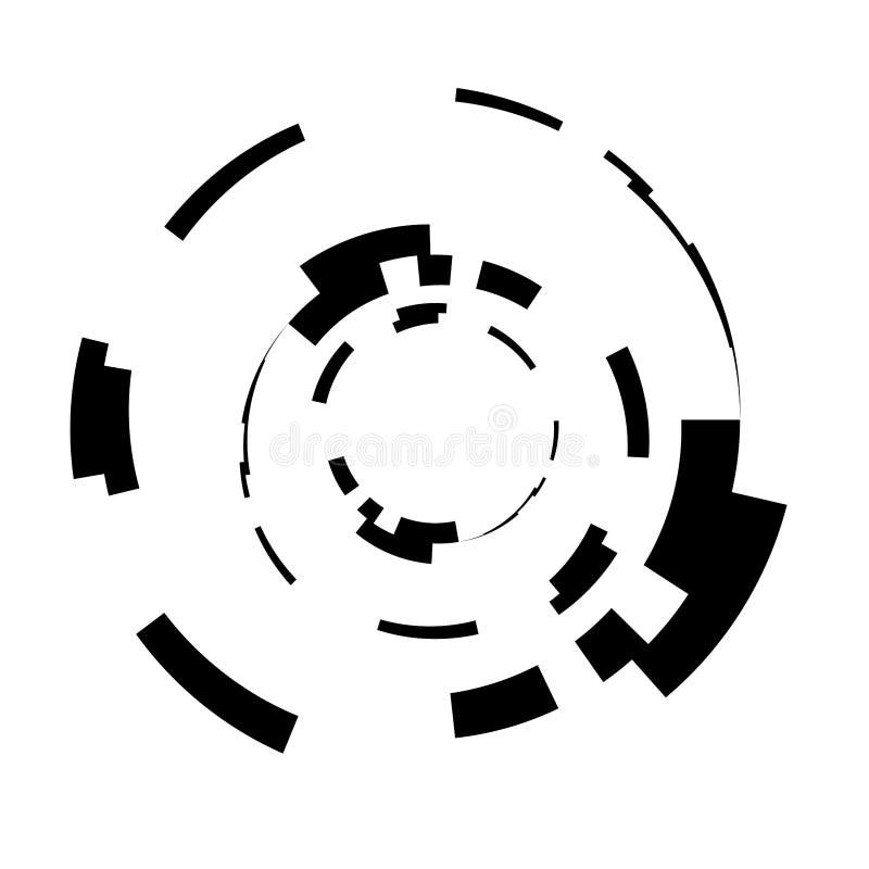 Abstract Circle Graphic. Geometric Circle, Ring Design Element Stock ...