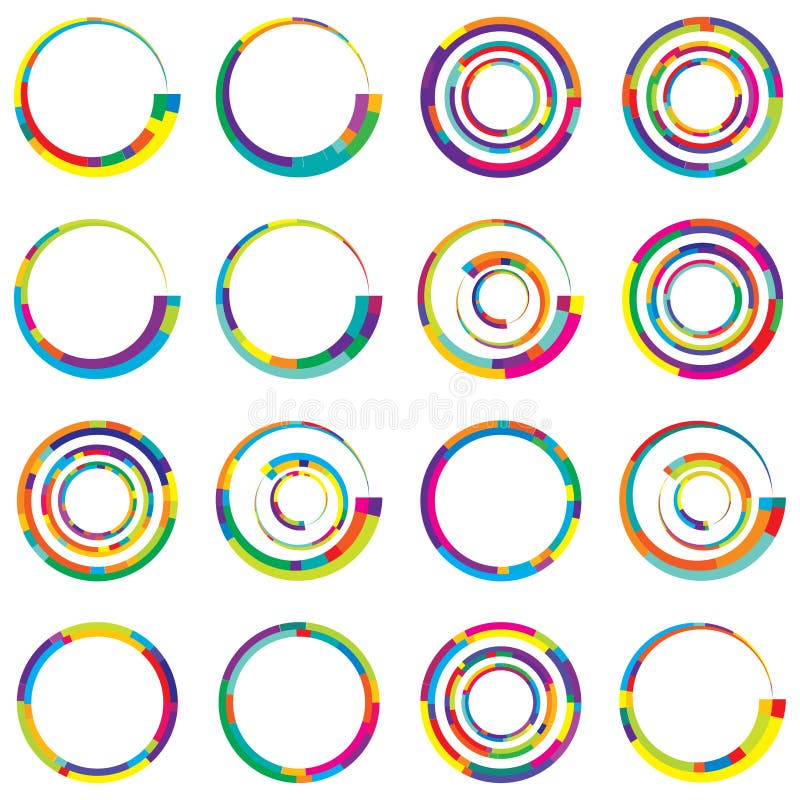Abstract Circle Graphic. Geometric Circle, Ring Design Element Stock ...