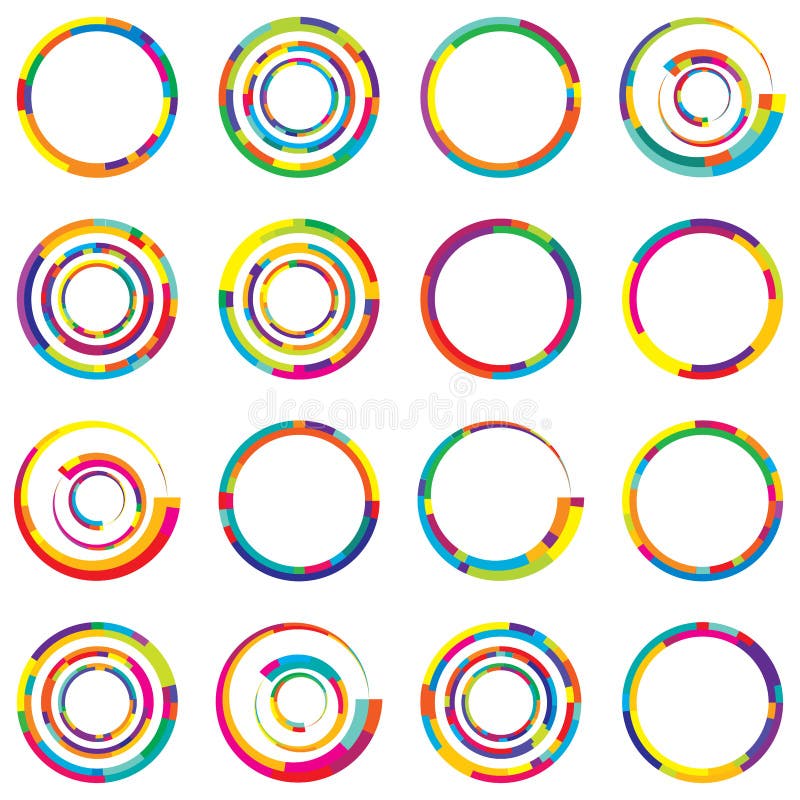 Abstract Circle Graphic. Geometric Circle, Ring Design Element Stock ...
