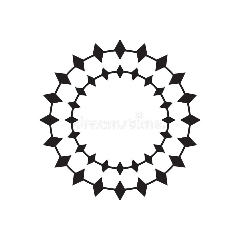 Abstract Circle Icon Vector Stock Vector - Illustration of geometry ...
