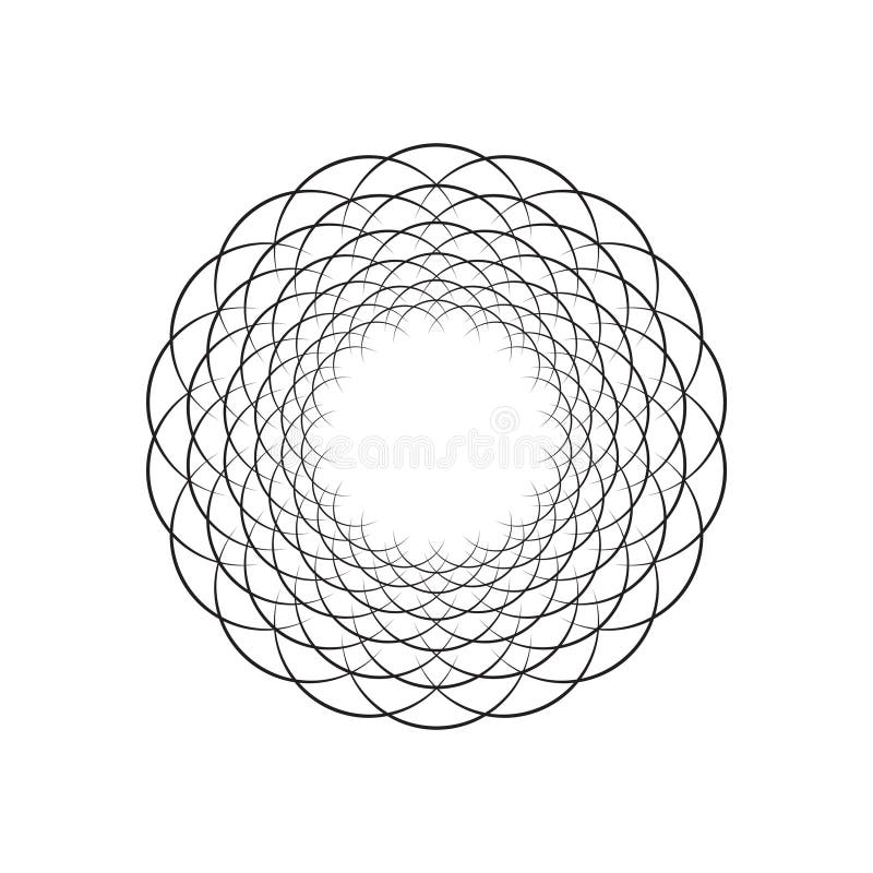 Abstract Circle Icon Vector Stock Illustration - Illustration of circle ...