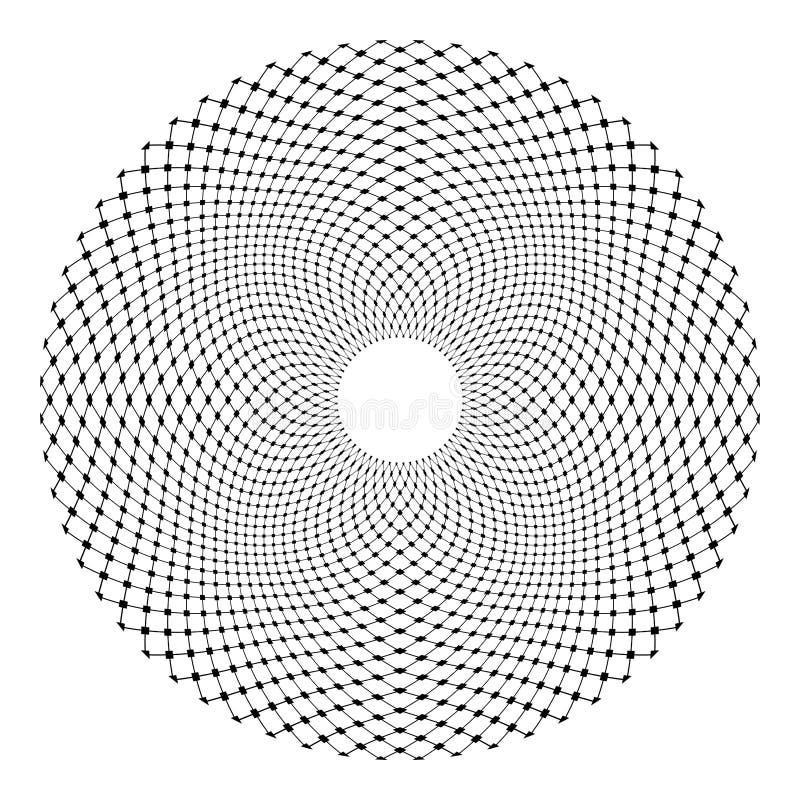 Circle Lacy Pattern. Lattice Texture. Geometric Design Element Stock ...