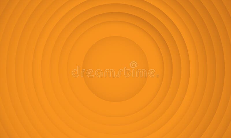 Abstract Circle Layers Texture on Orange Background with Shadow Stock ...