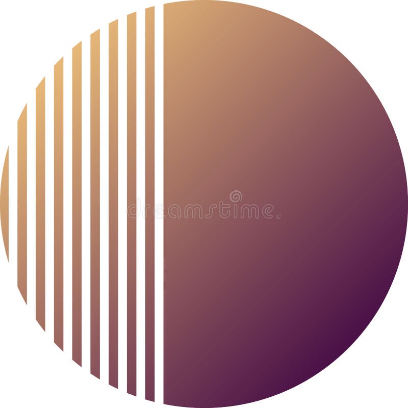 Abstract Circle and Line Logo Illustration in Trendy and Minimal Style ...