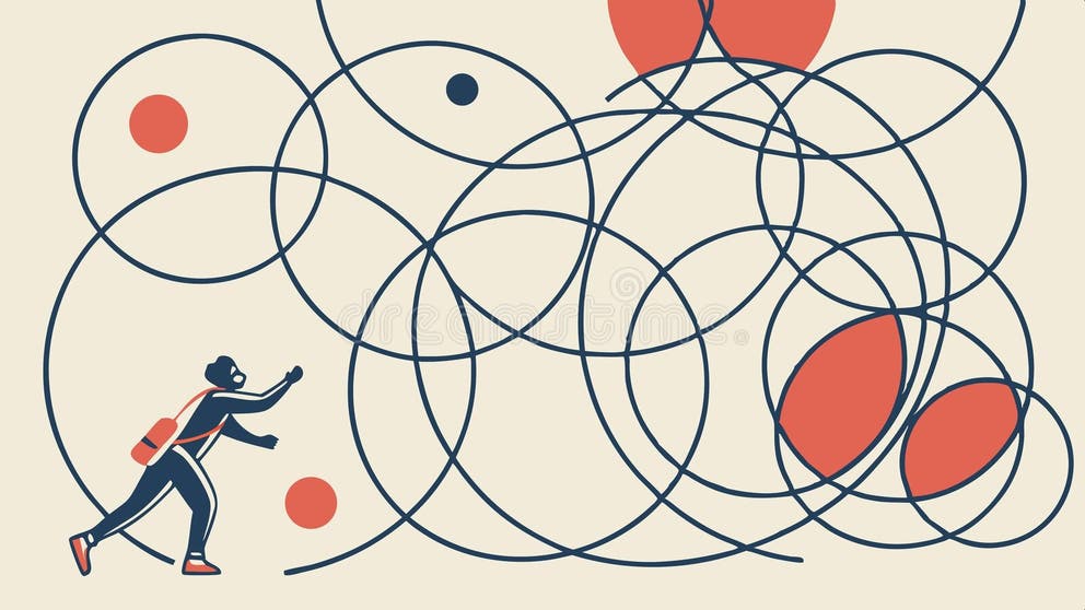 Abstract Circle Lines Design, Modern Background, Geometric Art Element ...