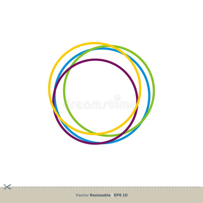 Abstract Circle Lines Logo Template Illustration Design. Vector EPS 10 ...