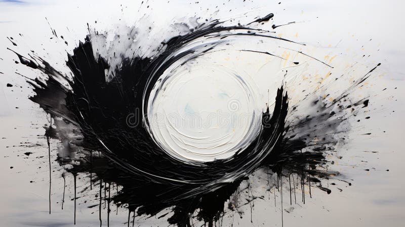 Abstract Circle Liquid Motion Flow Explosion Colorful Pattern with ...