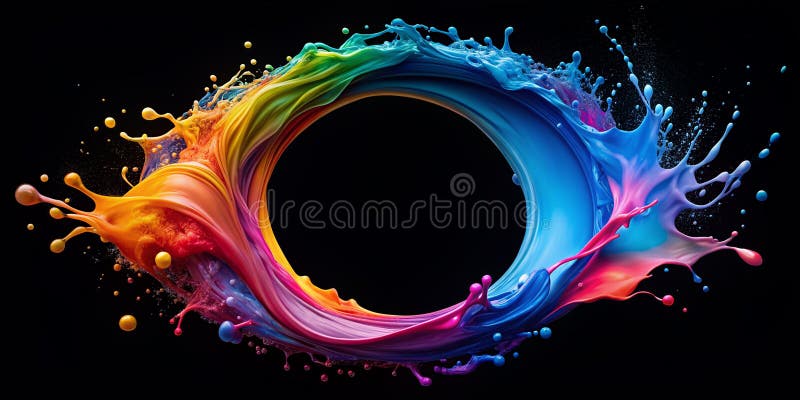 Black Paint Circle Art Stock Illustrations – 54,754 Black Paint Circle ...