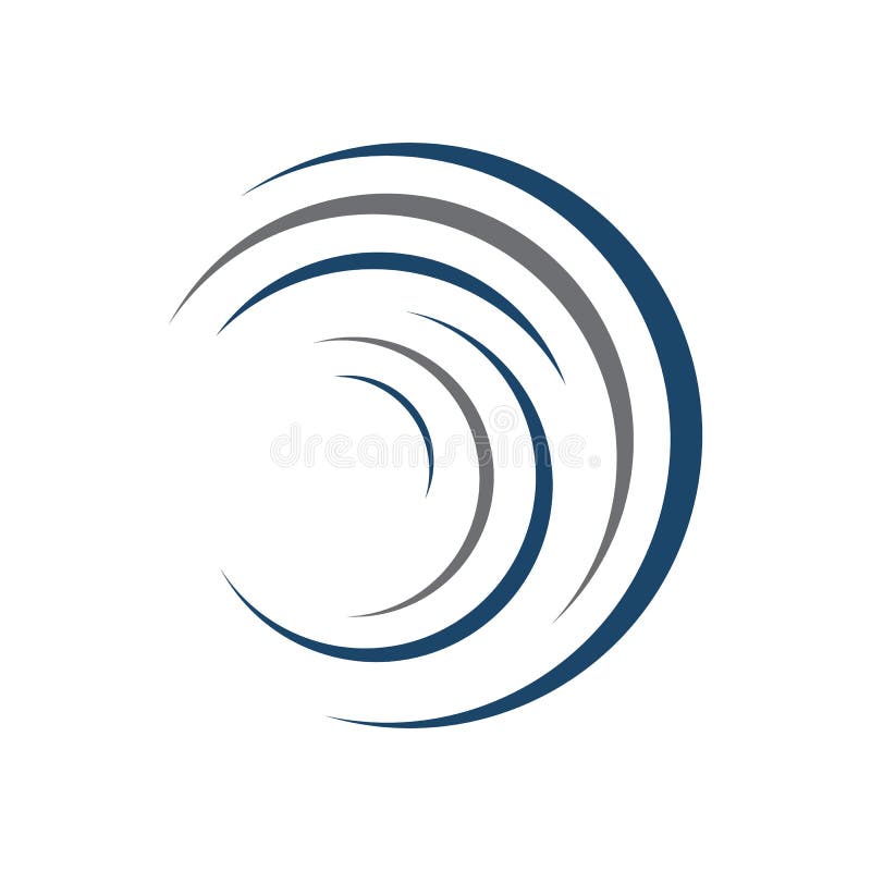 Abstract Circle Logo Design Vector Graphic Element Template Stock ...