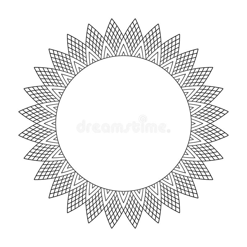 Serrated Circle Outline Stock Illustrations – 55 Serrated Circle ...