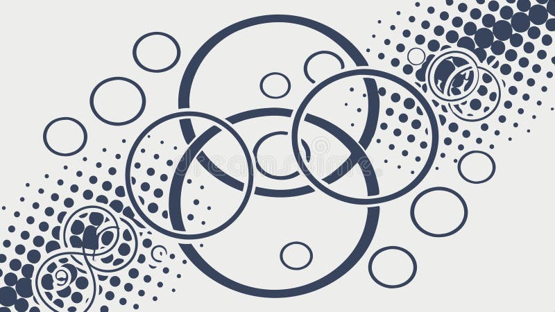 Abstract Circle Pattern Geometric Design Modern Background Texture Vector Design Generative Ai