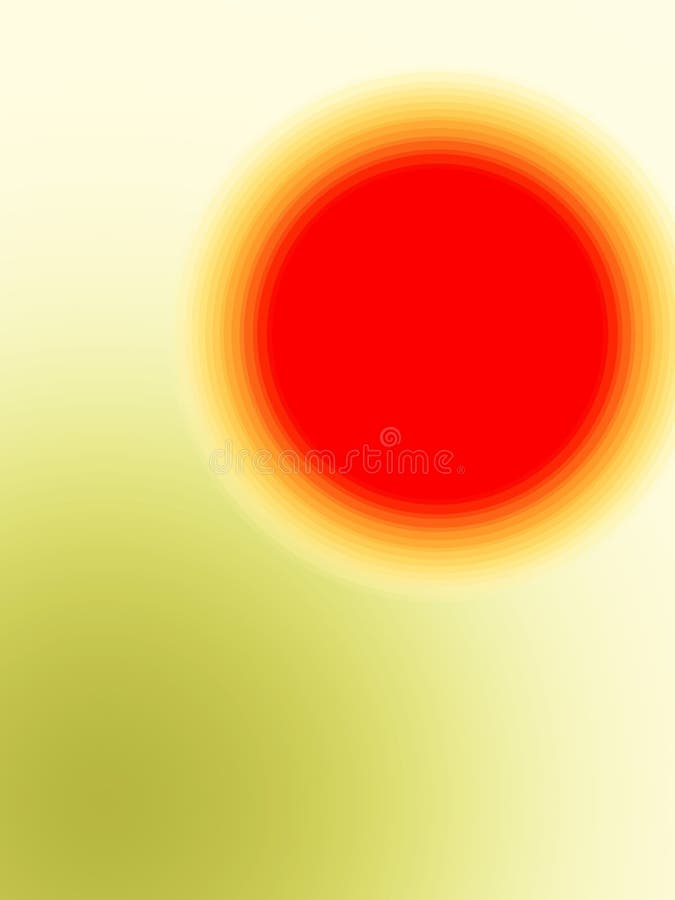 Abstract Circle Red Yellow with Light Green Yellow Background Beautiful ...