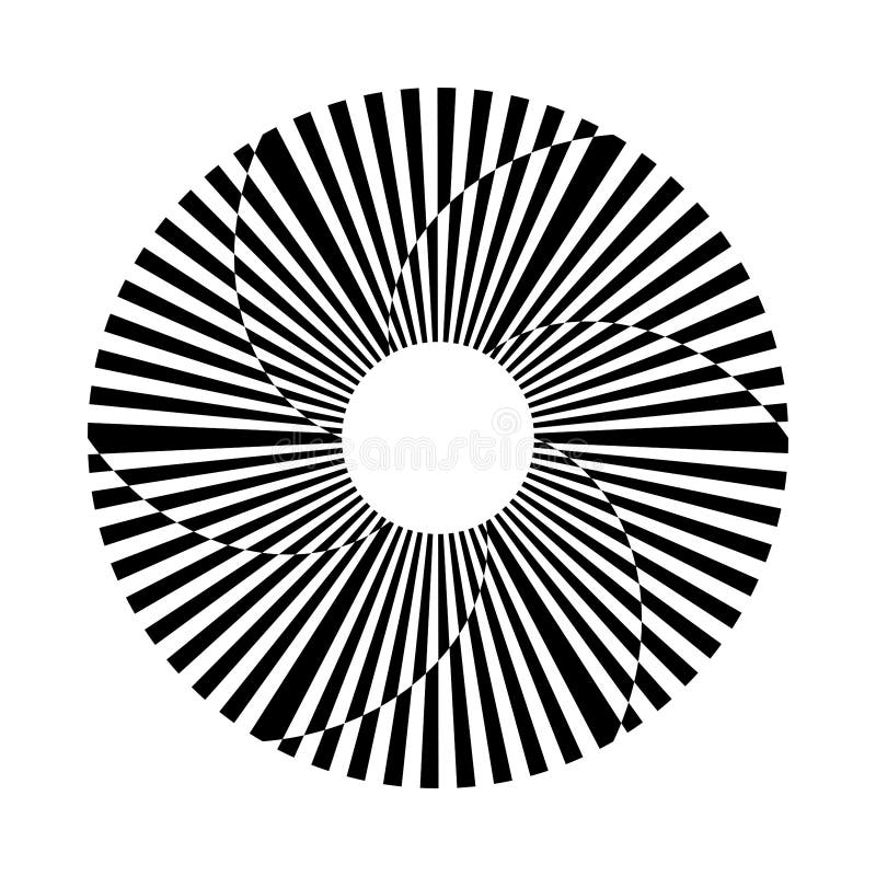Abstract Circle Rotation Circular Design Element Stock Vector ...