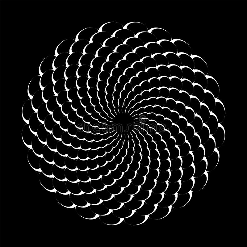 Circle and Rotation. Abstract Backdrops Set Stock Vector - Illustration ...