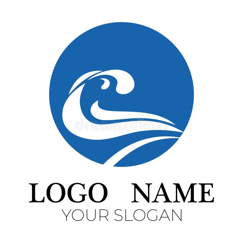 Abstract Circle Shape Waves Logo Stock Vector - Illustration of logo ...