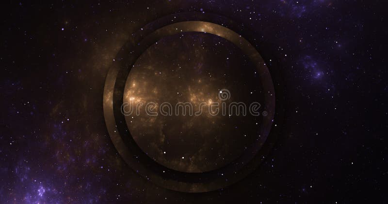 Abstract Circle Space Background #4 Stock Illustration - Illustration ...