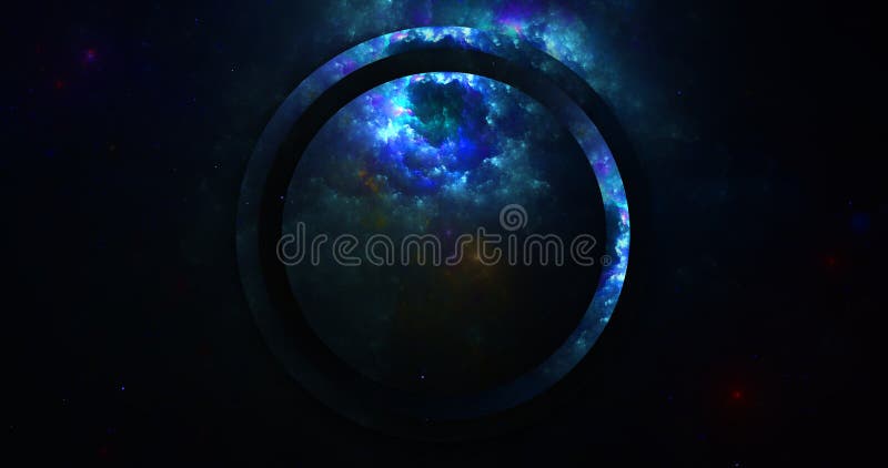 Abstract Circle Space Background #5 Stock Illustration - Illustration ...