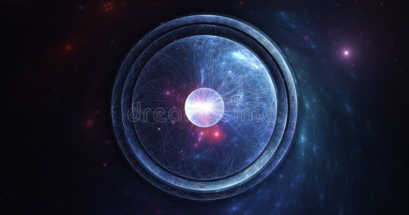 Abstract Circle Space Background #9 Stock Illustration - Illustration ...