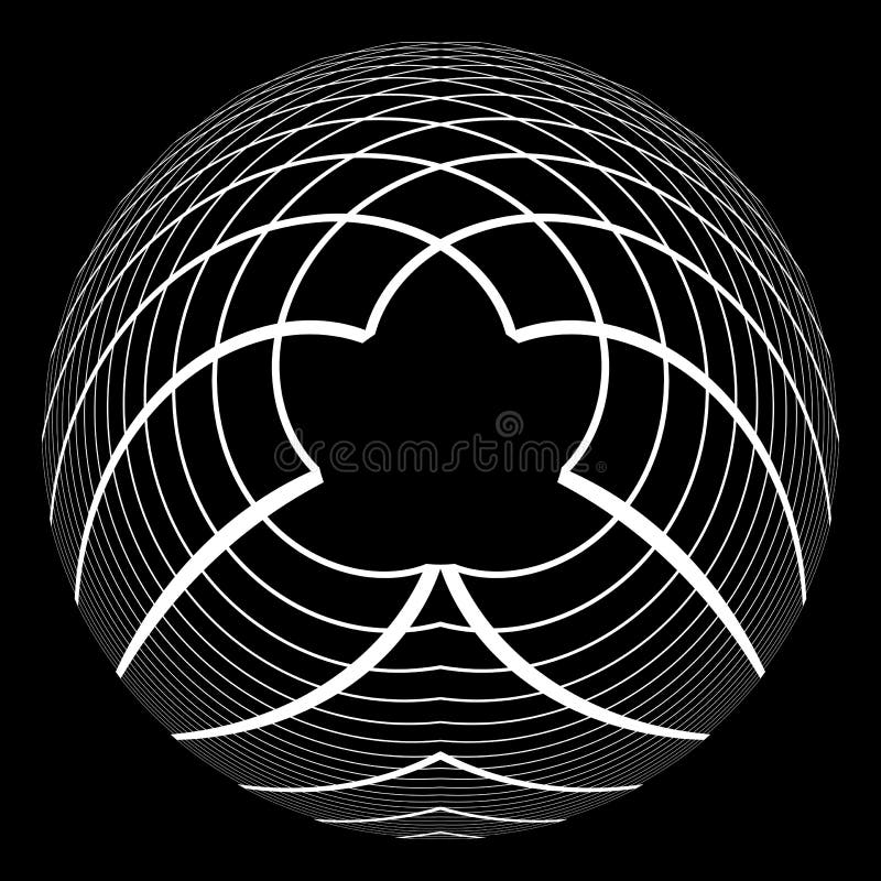 Abstract Circle Spherical Design Element. Stock Vector - Illustration ...