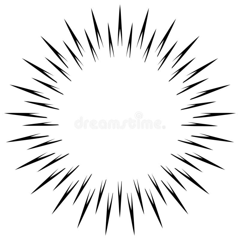 Abstract Circle with Spikes Design Element Logo Stock Vector ...