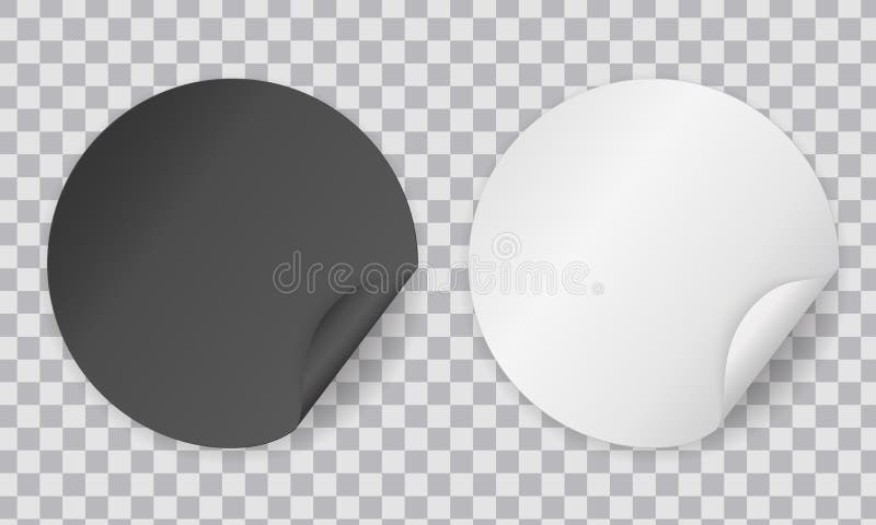 Abstract Circle Sticker on Transparent Background Vector Illustration ...