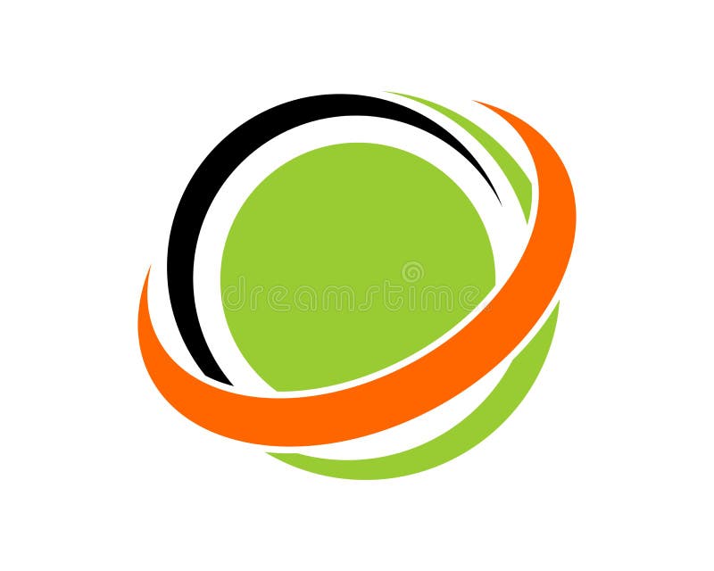 Abstract circle swoosh stock vector. Illustration of icon - 190086858