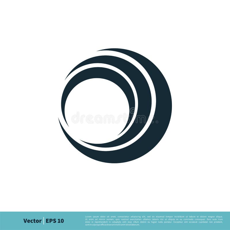 Round Swoosh Icon Logo Stock Illustrations – 1,390 Round Swoosh Icon ...