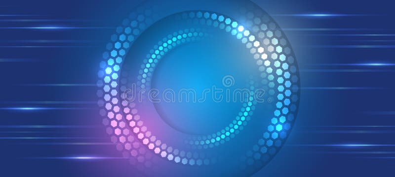 Abstract Circle Technology Communication, Vector Illustration ...