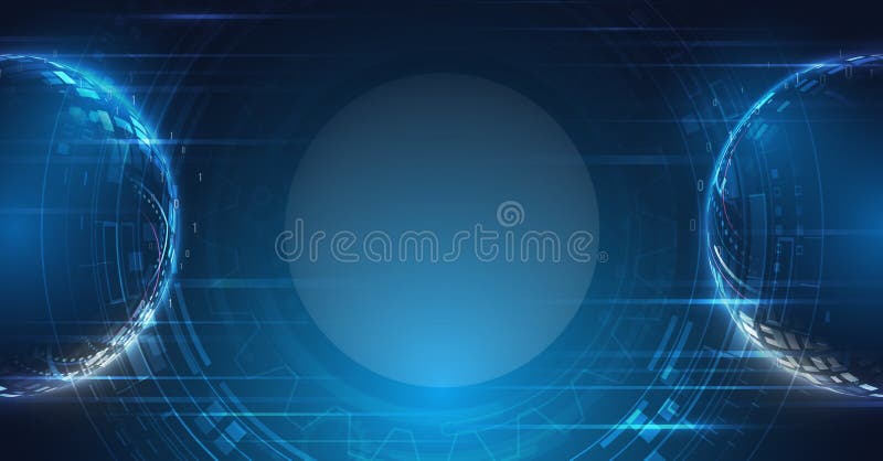 Abstract Circle Technology Communication, Vector Illustration ...