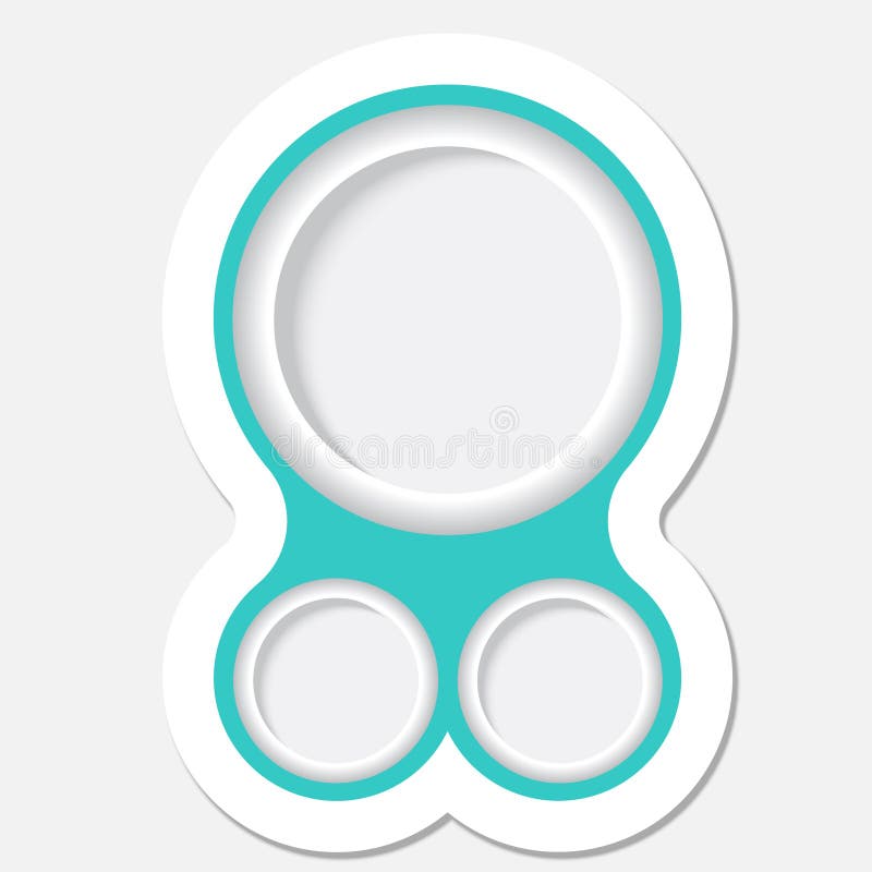 Abstract circle text box stock vector. Illustration of copy - 33568319