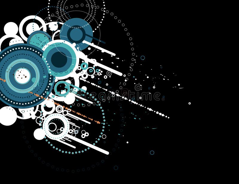 Abstract circles stock vector. Illustration of design - 12685729