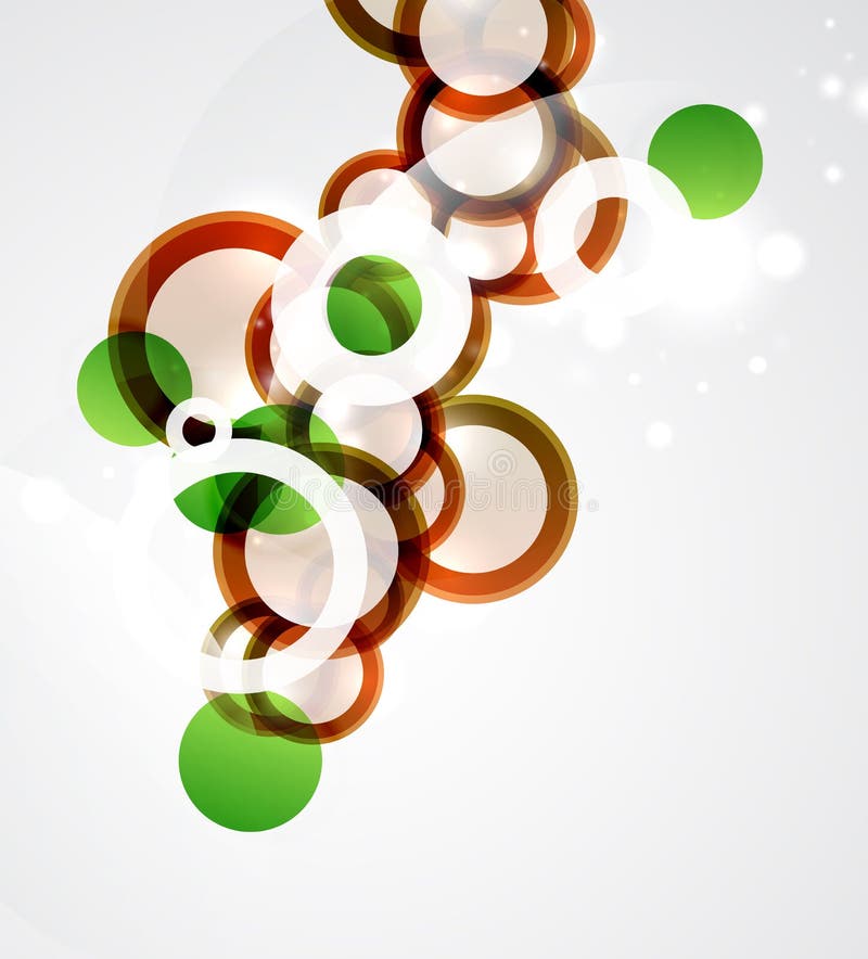 Abstract Circles Background Stock Vector - Illustration of blurred ...