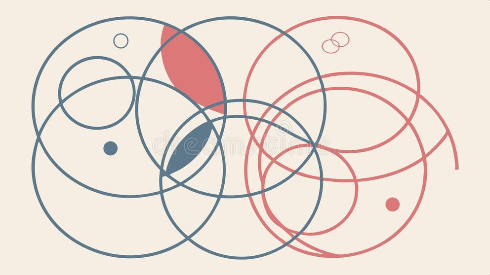 Abstract Circles Design, Geometric Pattern and Modern Art Element ...