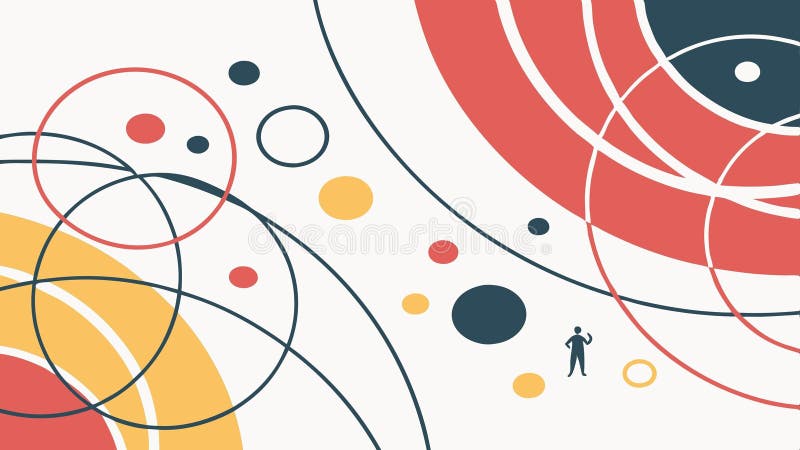 Abstract Circles Design Geometric Pattern For Modern Backgrounds Vector Design Generative Ai