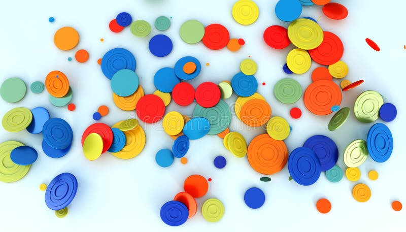 Asbctract disc colored stock illustration. Illustration of background ...