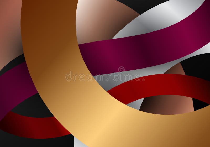 Elegant Black Metallic Color Gradient Geometric Background Illustration ...