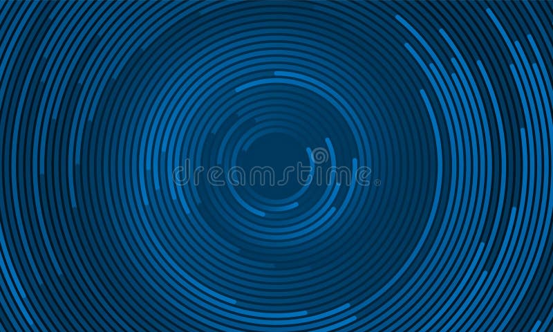 Abstract Circles Lines Round Frame Dynamic AI Technology Science Hitech ...