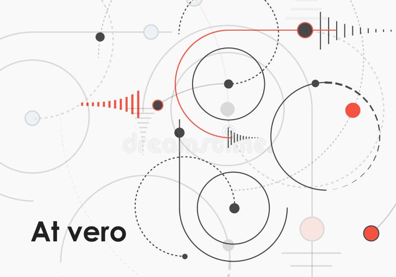Abstract Circles Vector Group Concept. Modern Design for Presentation ...