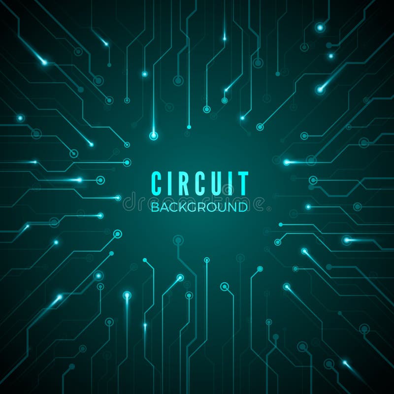 Circuit Hardware Texture. Computer Chipset Connection. Concept of ...