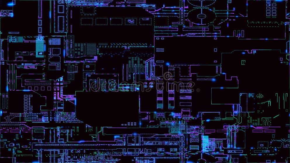 Computer Parts Background Stock Illustrations – 6,171 Computer Parts ...